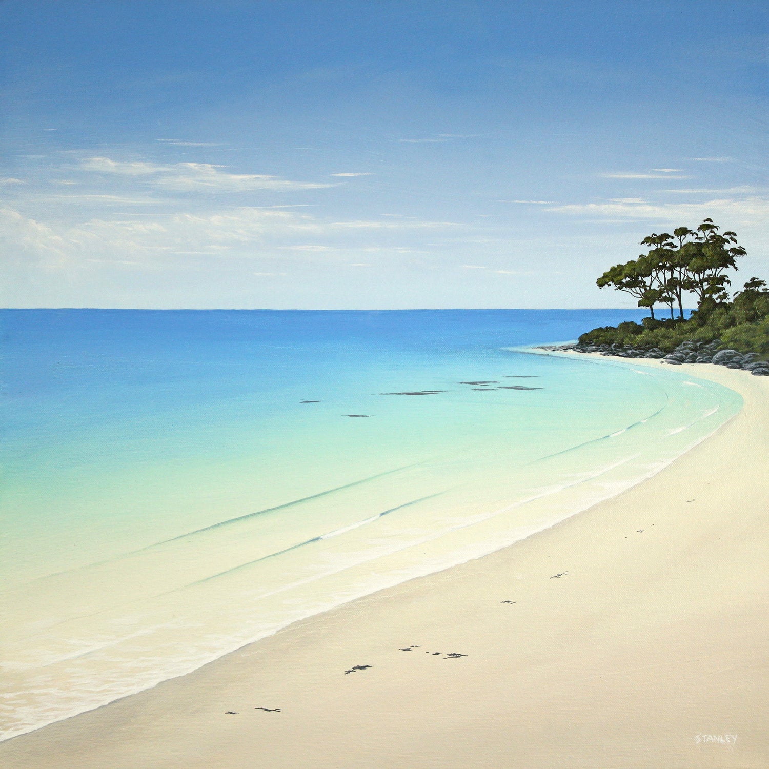 Binalong Bay 2, Bay of Fires. Tasmania – Richard Stanley